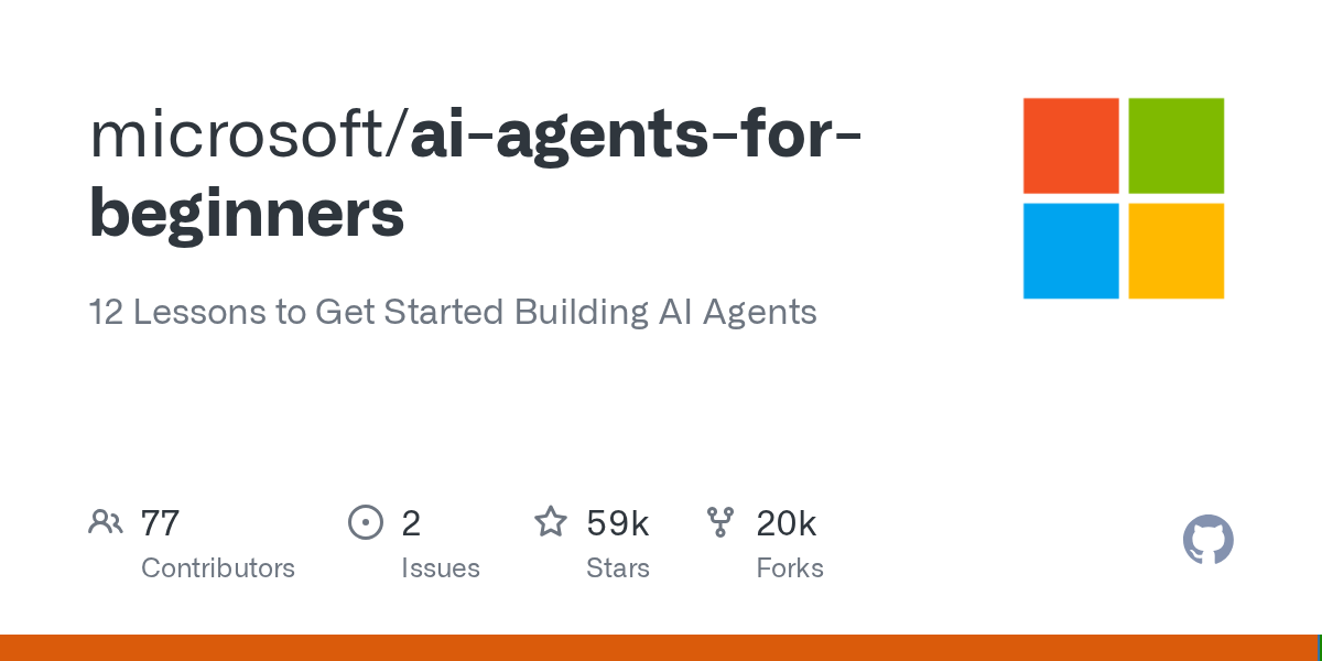 Microsoft AI Agents for Beginners: 12-Lesson GitHub Course | AIToolly